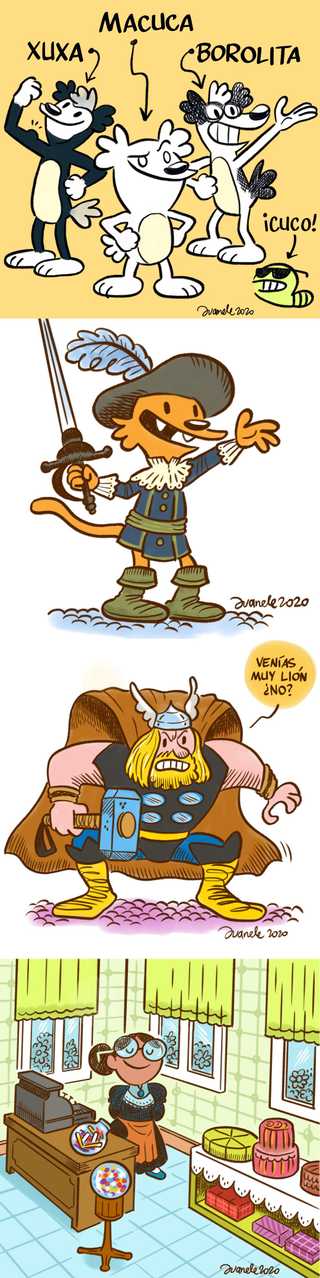 Moco-Comics | Monitos de Juanele